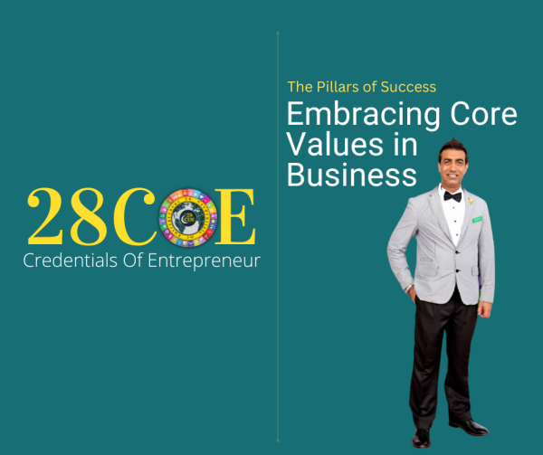 The Pillars of Success: Embracing Core Values in Business - 28COE